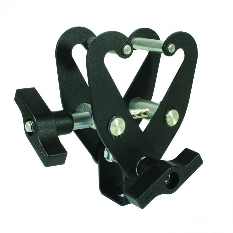 Light Duty Scissor Clamp, 100kg | ? 120 x 15mm | noir