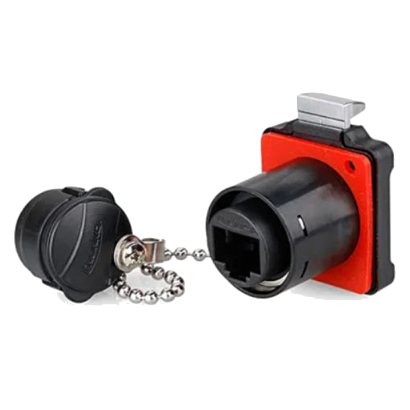 RJ45 Einbaubuchse IP65 | schwarz